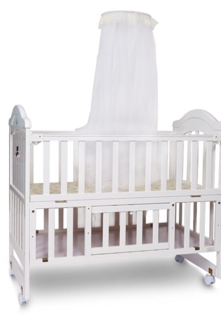 SMALL WOODEN COT (DIYAR COLOR) – Items World