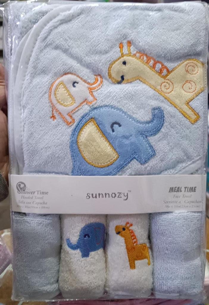 Sunnozy Baby Hooded Towel-Elephant – Items World