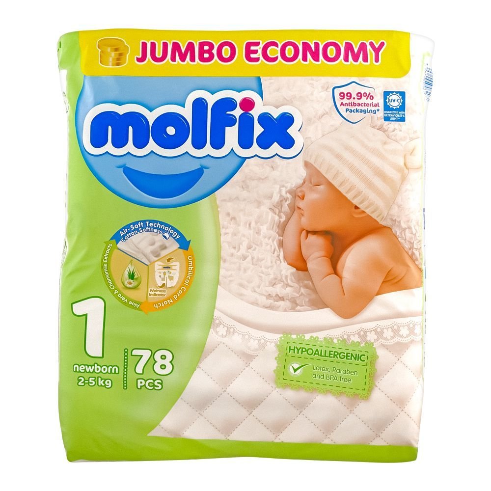 Molfix 1-Jumbo (2-5)kg 84 PCS – Items World