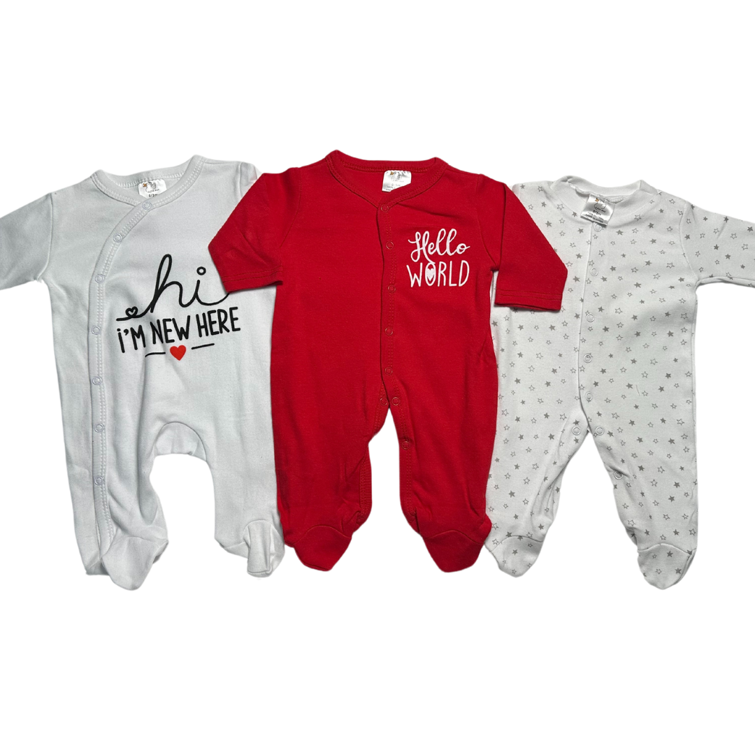 Little Duck Baby 3 in 1 Sleepsuit Rompers – Items World