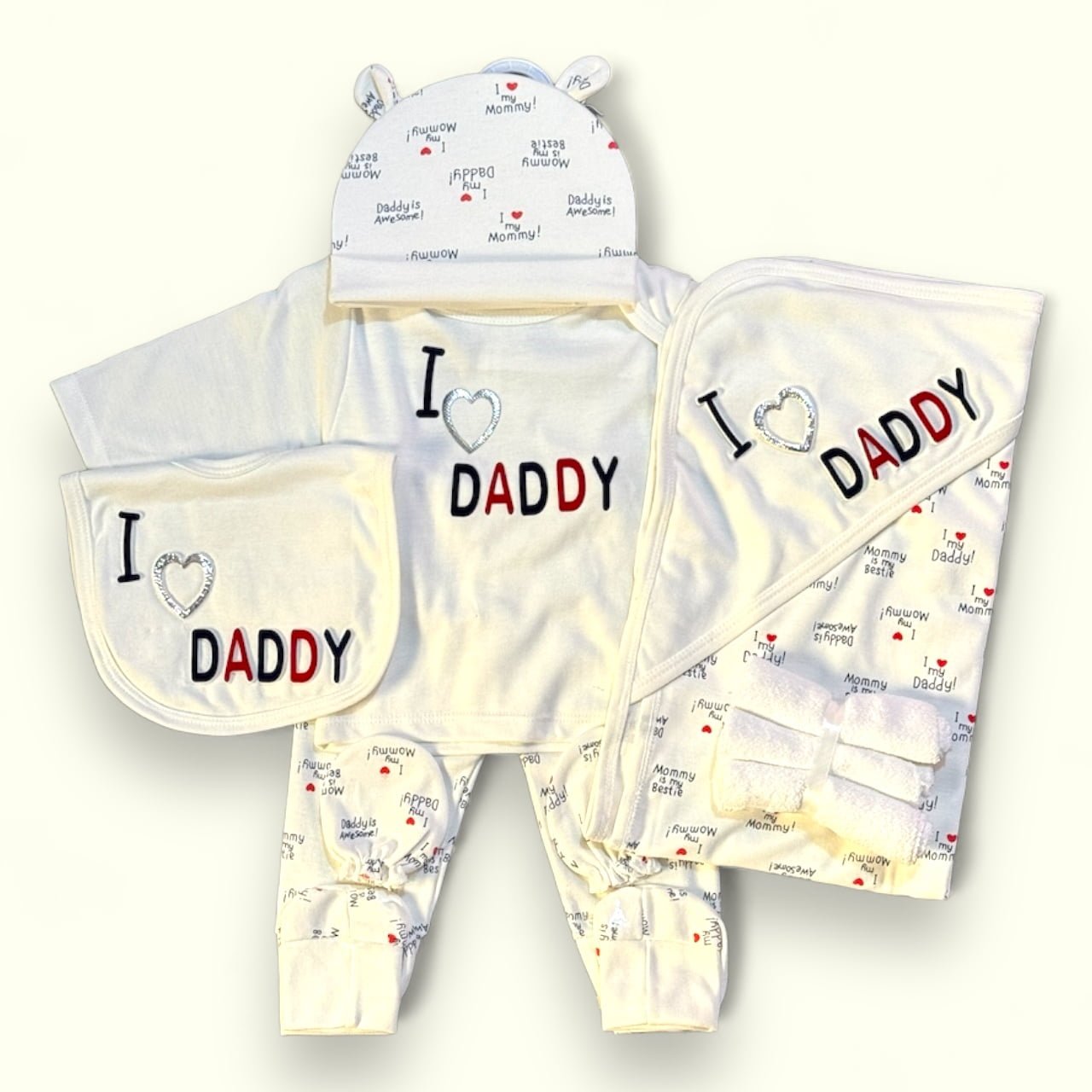 Disney Newborn Baby Starter Set 11pcs (White) – Items World