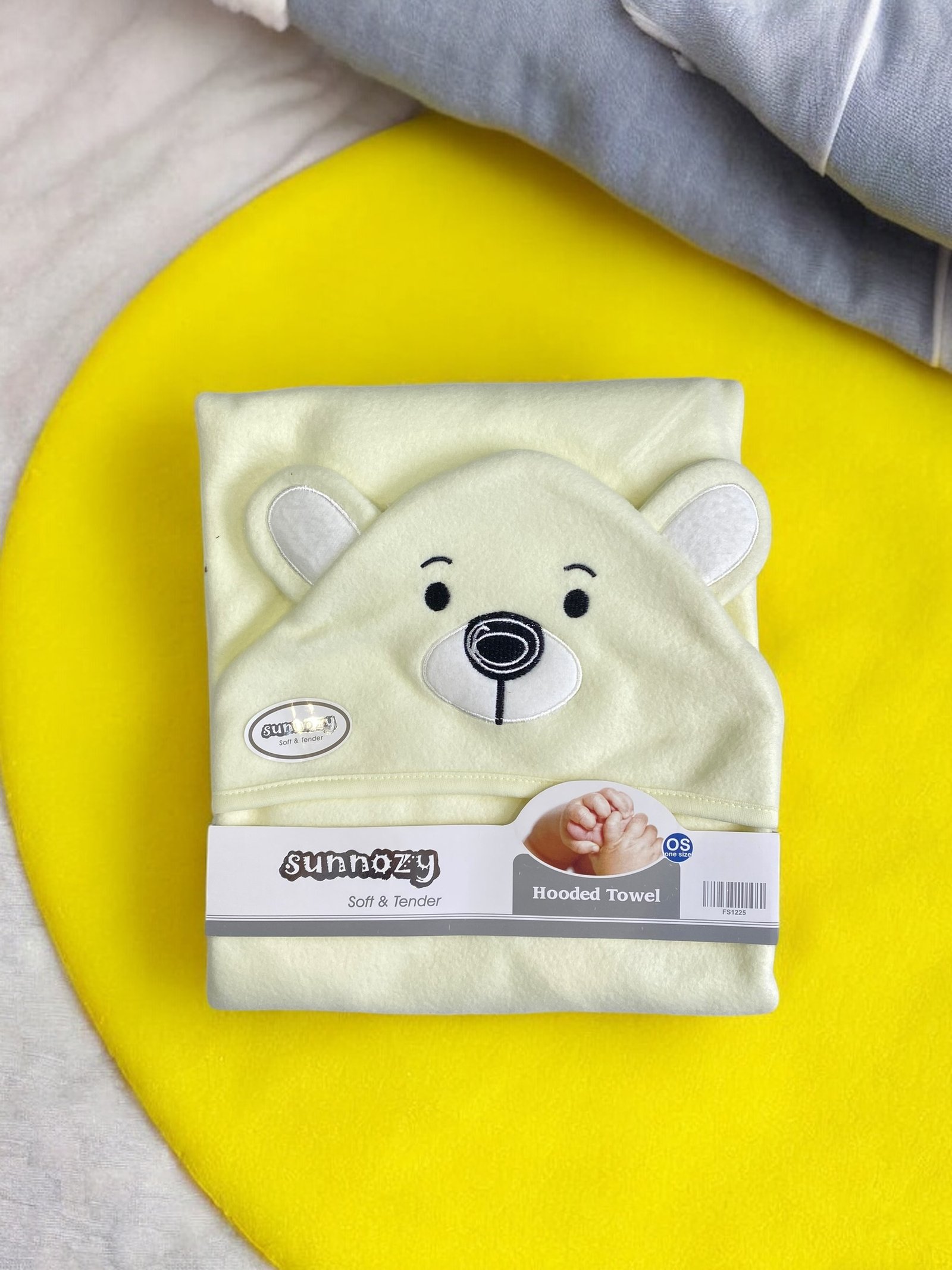 Sunnozy Baby Hooded Towel Lemon – Items World